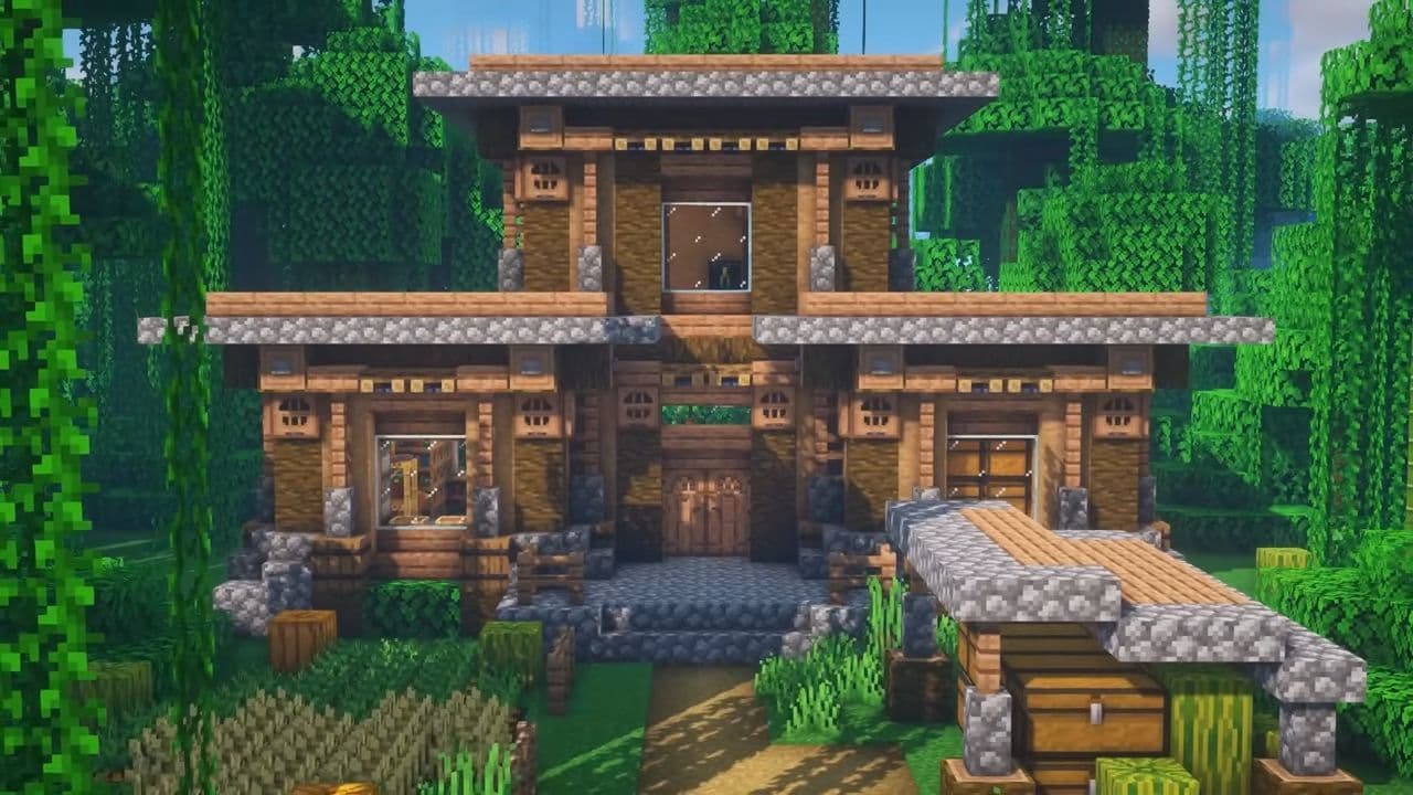 Best Minecraft jungle house ideas & tutorials