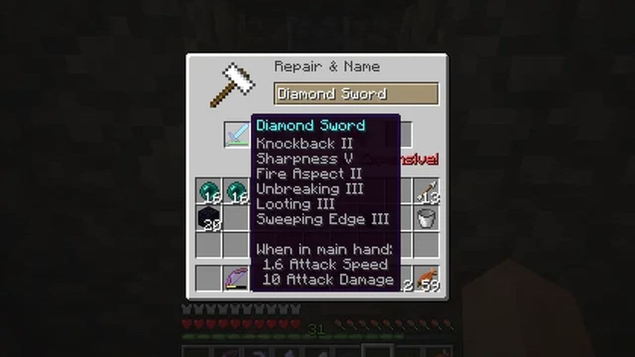 Best Minecraft sword enchantments & how to craft & enchant yours