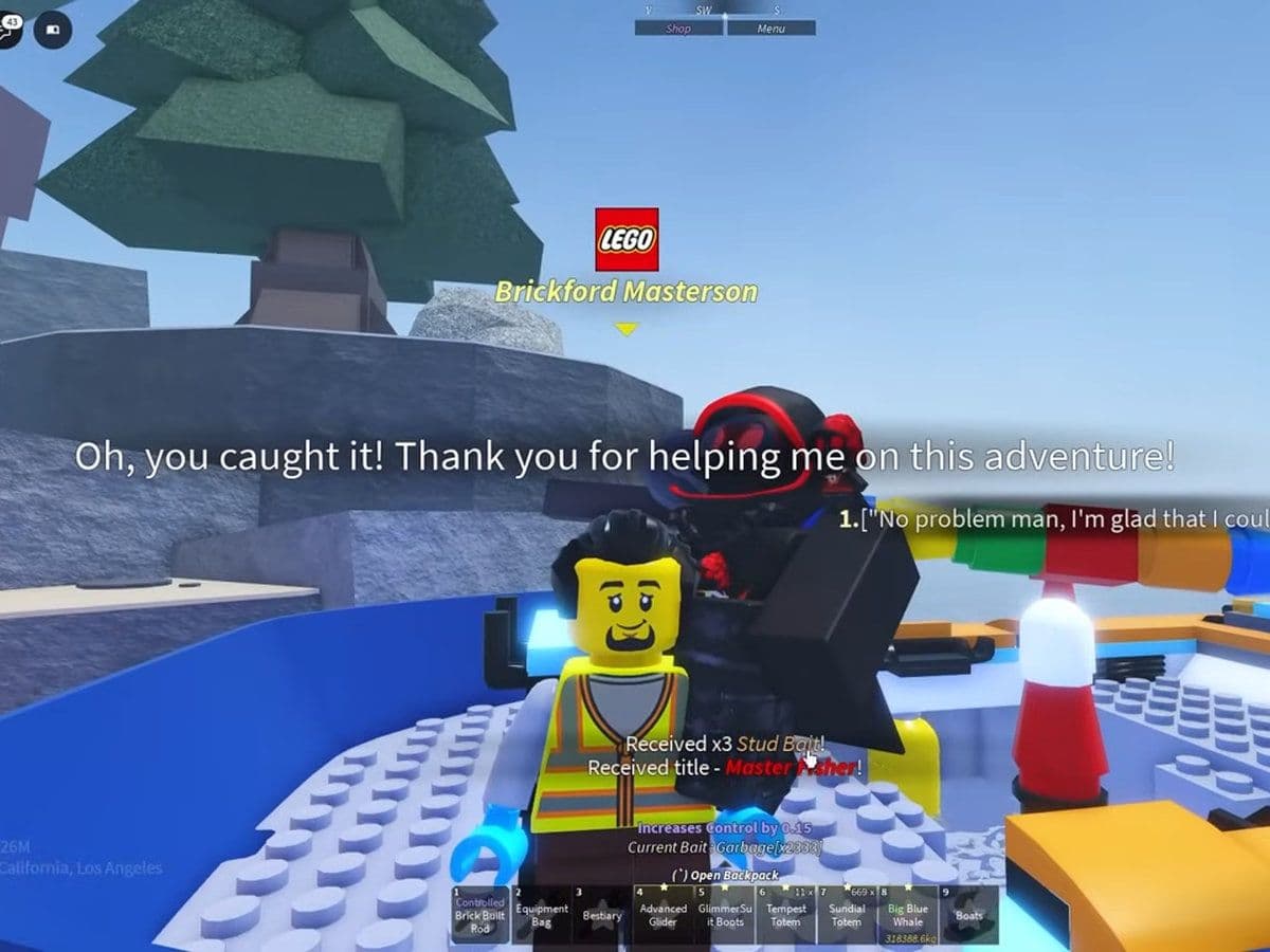 Exploring the LEGO Crossover Event in Roblox Fisch