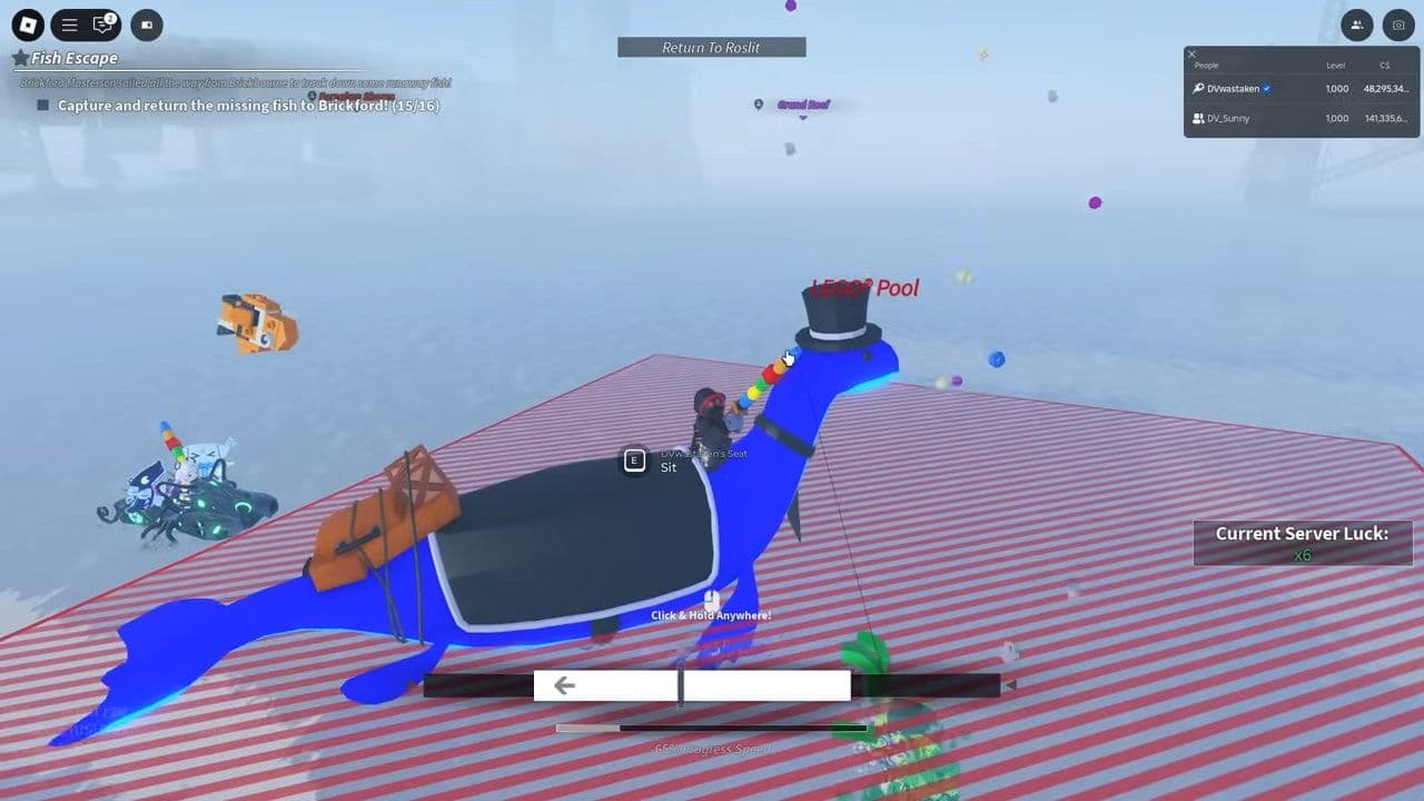 Exploring the LEGO Crossover Event in Roblox Fisch
