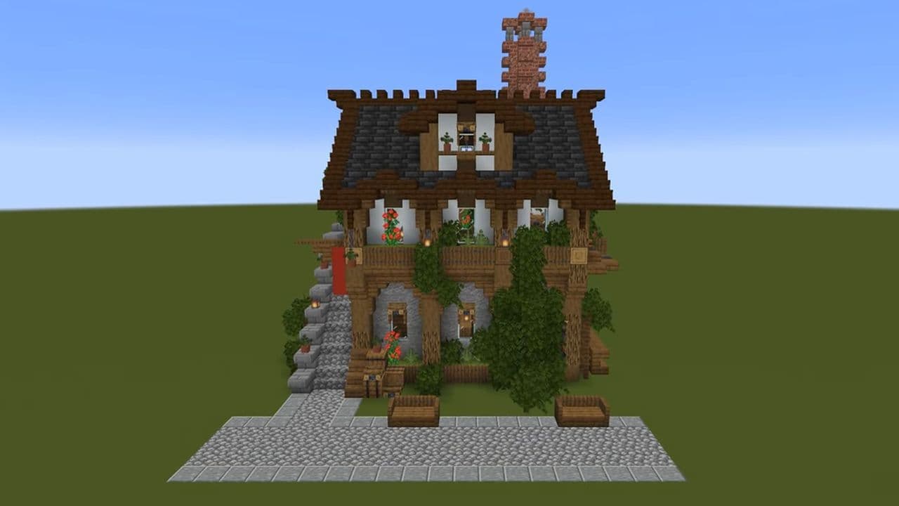 Minecraft medieval house ideas & tutorials