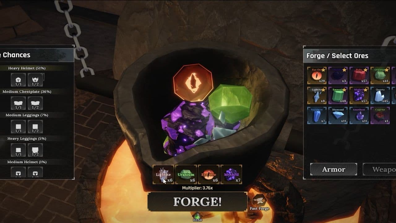 Roblox The Forge ores guide: Locations, traits & how to use them