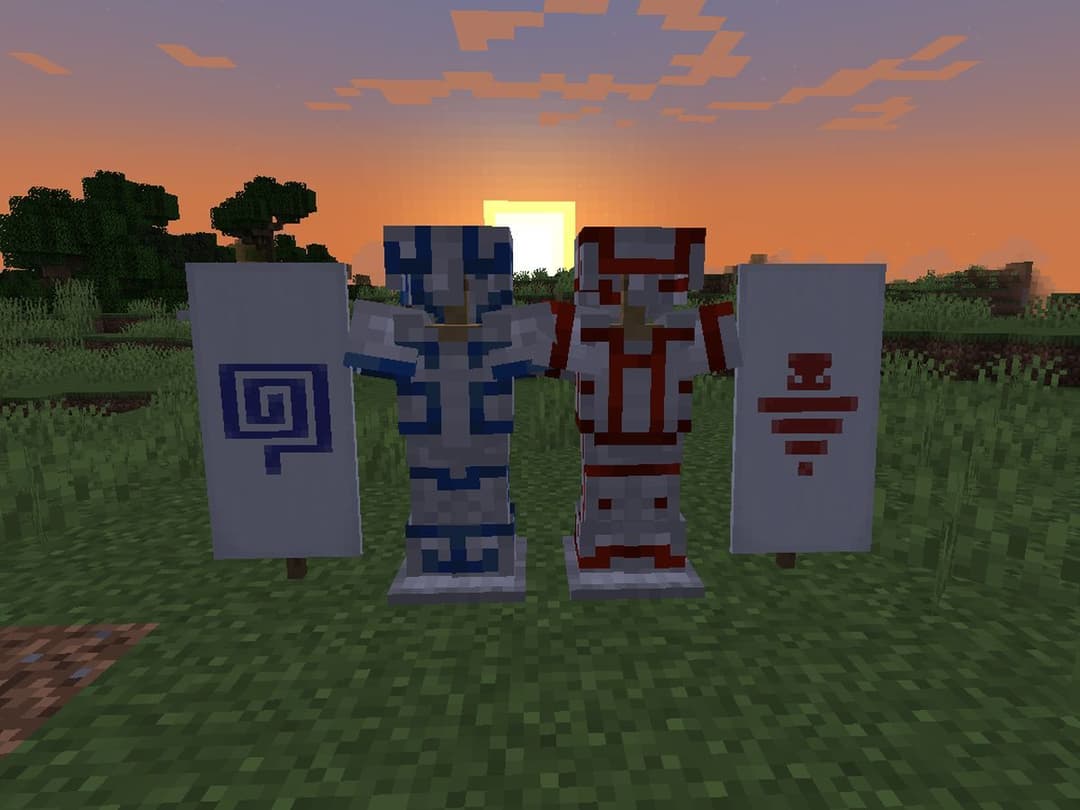 Minecraft banner recipe with all banner patterns
