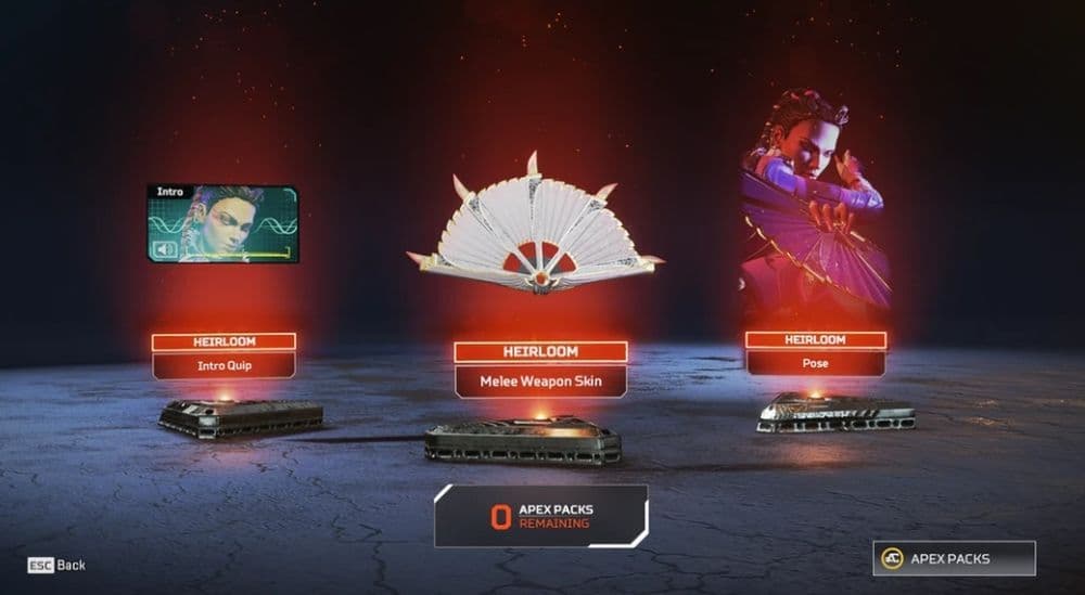 All Heirlooms in Apex Legends:﻿ Weapons, Mythic Items