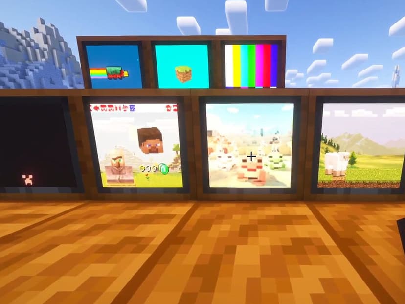 Minecraft TV mod (Vista) & other ways to make a TV in Minecraft