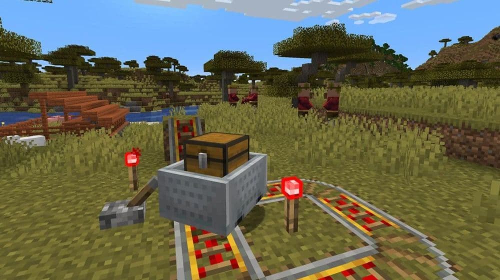 Rail recipe in Minecraft: How to make powered rail