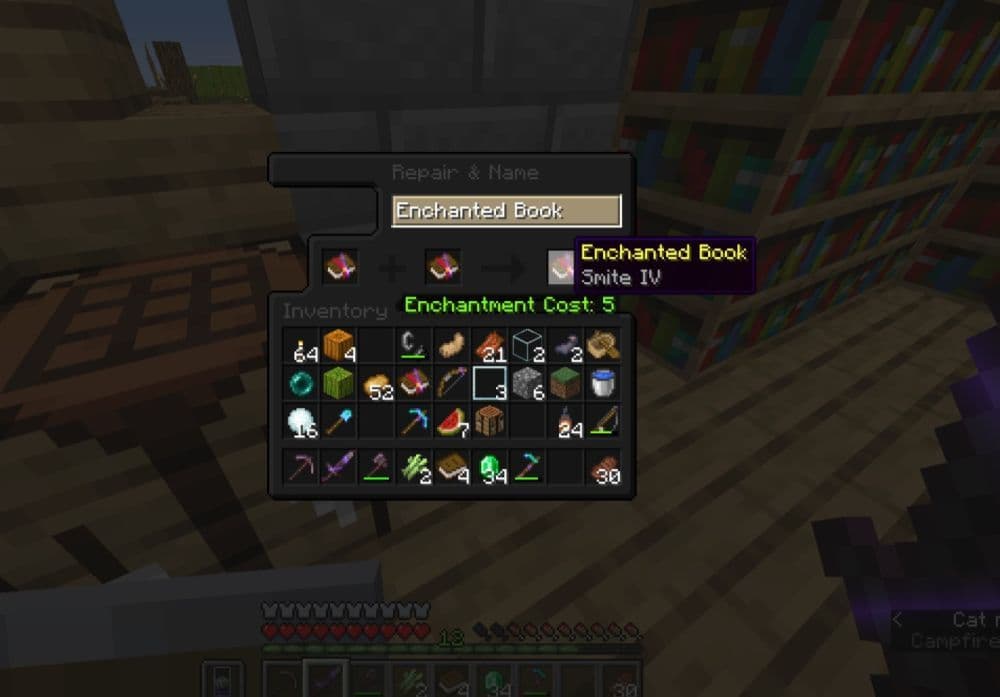 What does smite do in Minecraft?