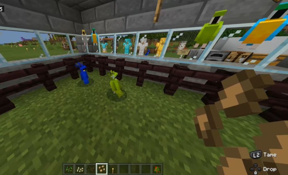 How to tame Parrots in Minecraft: Seeds, advantages, and more