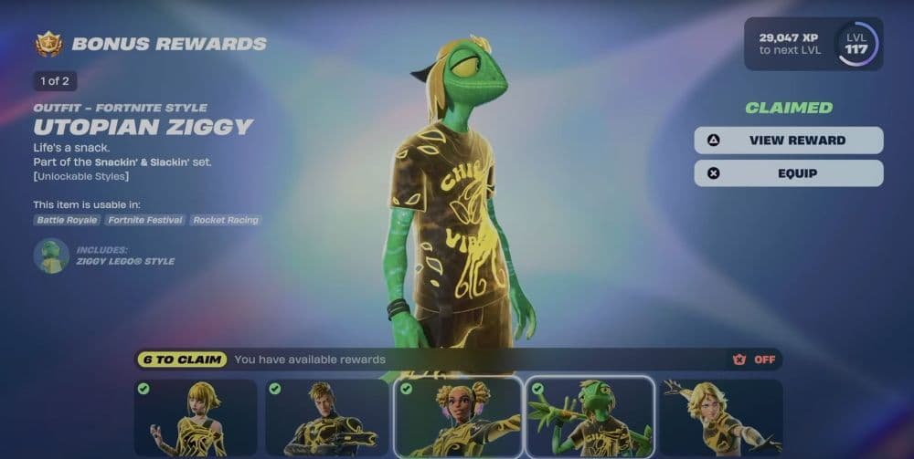 Everything you need to know about Ziggy in Fortnite’s Chapter 6 Season 3