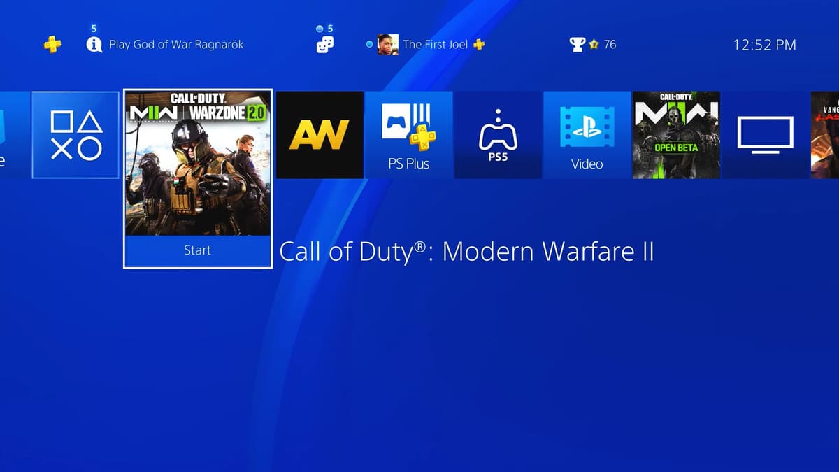 Play Warzone on Playstation